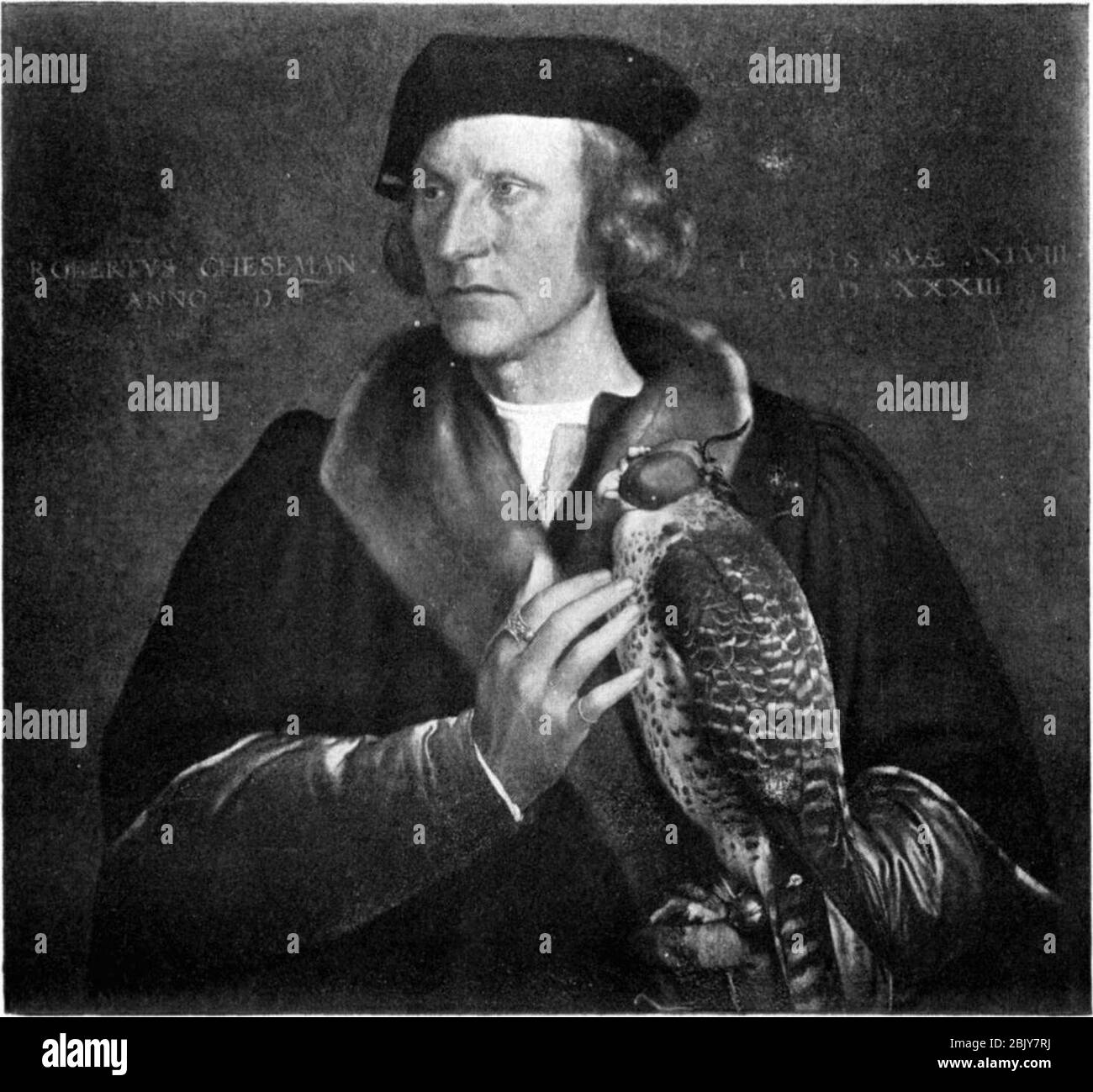 Hans Holbein (II) 055 (black and white Stock Photo - Alamy
