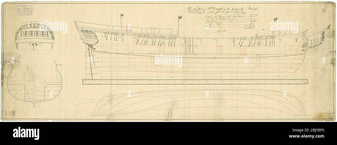 Hms raleigh hi-res stock photography and images - Alamy
