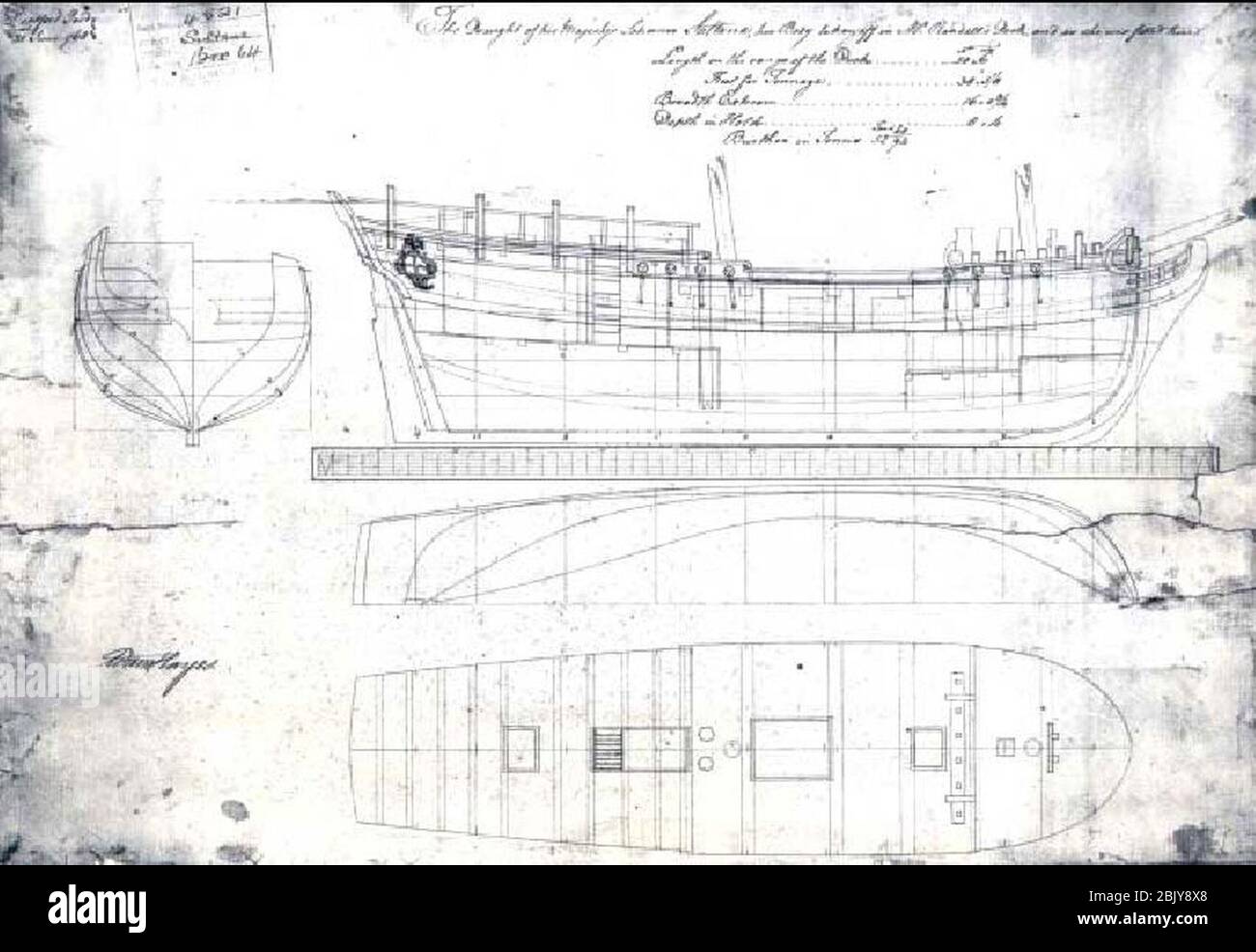 HMS Sultana Draught Stock Photo - Alamy