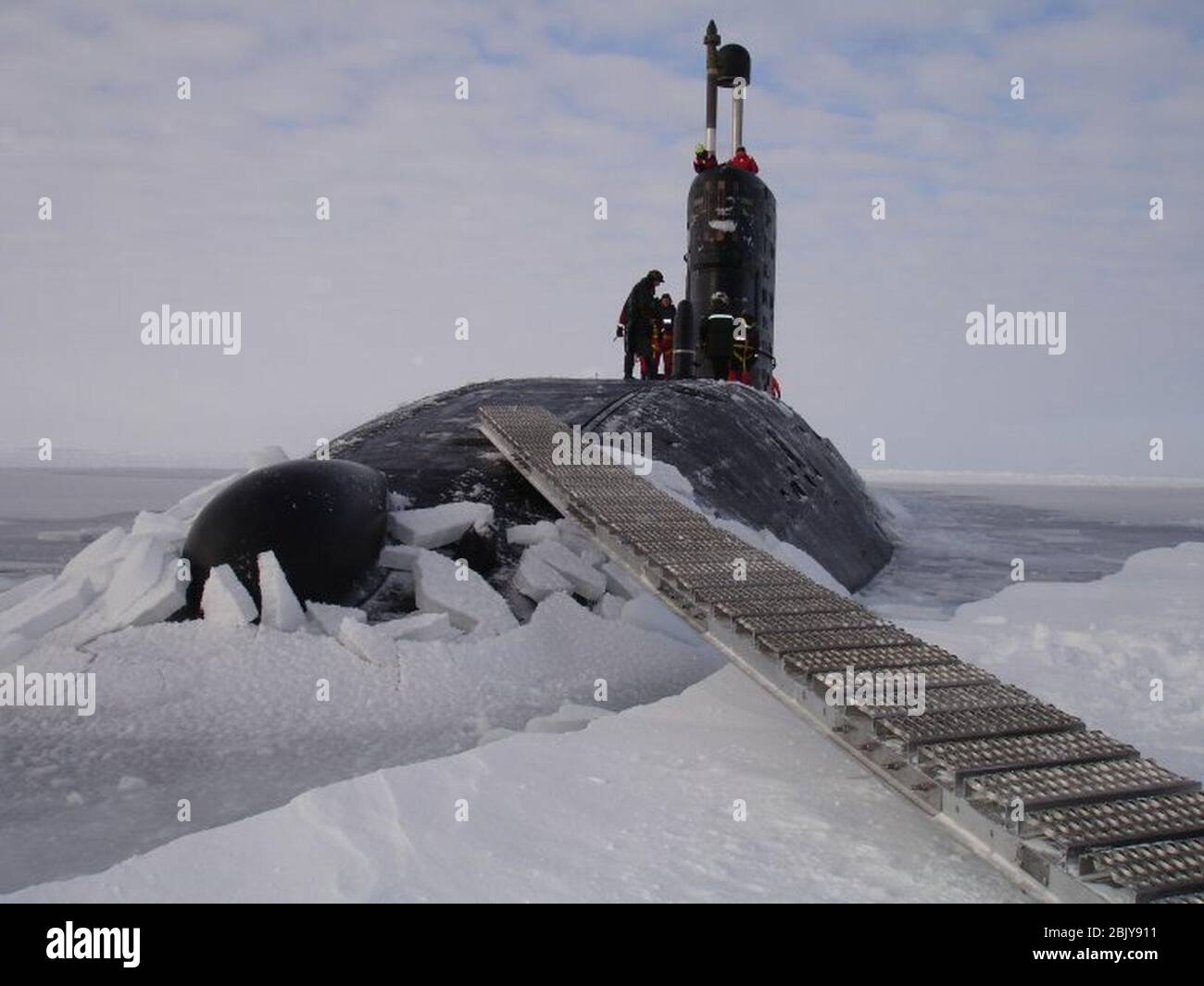 HMS Tireless with Ramp Stock Photo - Alamy