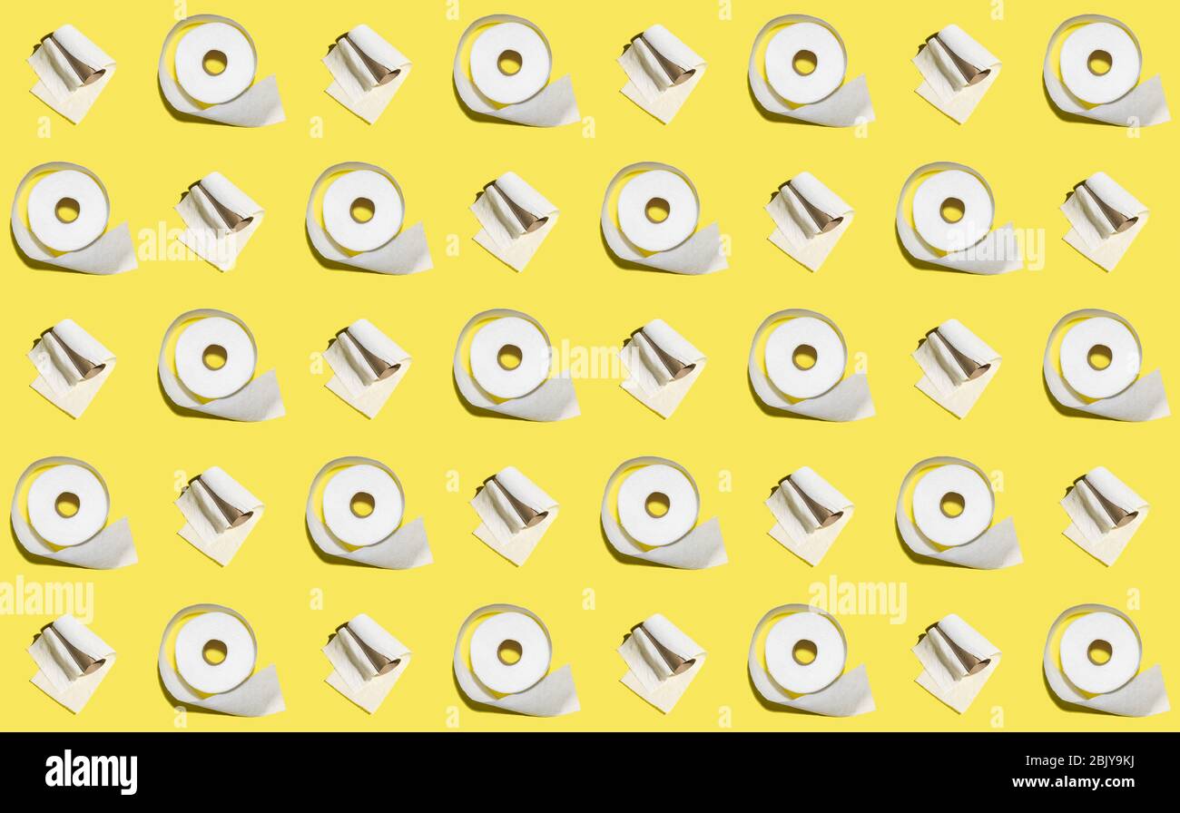 Toilet paper in horizontal hi-res stock photography and images - Alamy