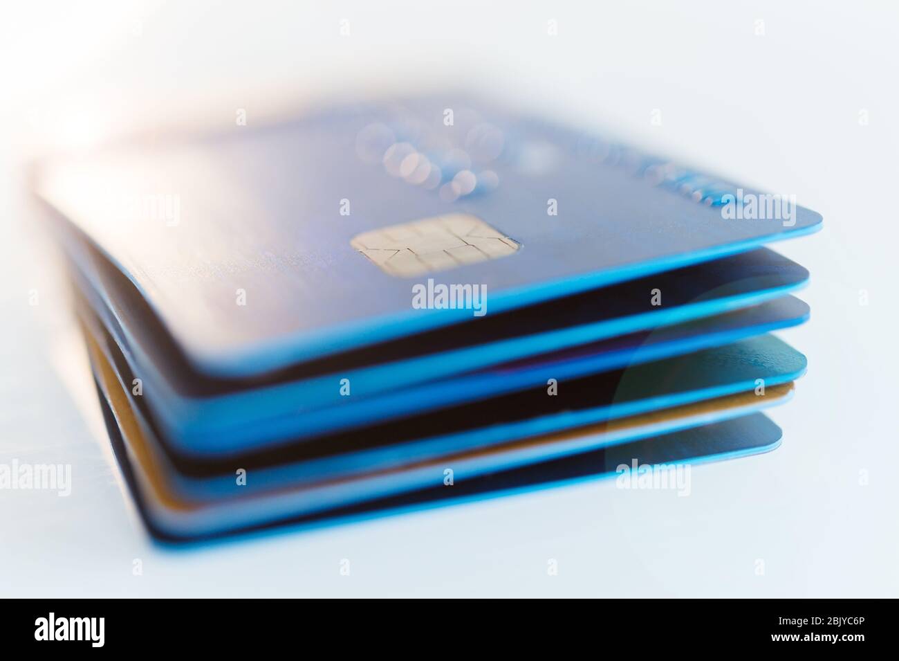 Stack of credit cards Stock Photo - Alamy