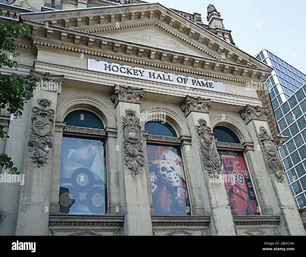 Hockey Hall of Fame front Stock Photo - Alamy