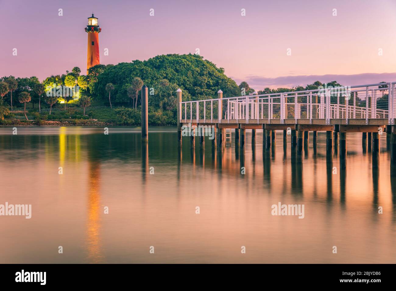 Jupiter Inlet Lighthouse. Jupiter, Florida, USA Stock Photo - Alamy