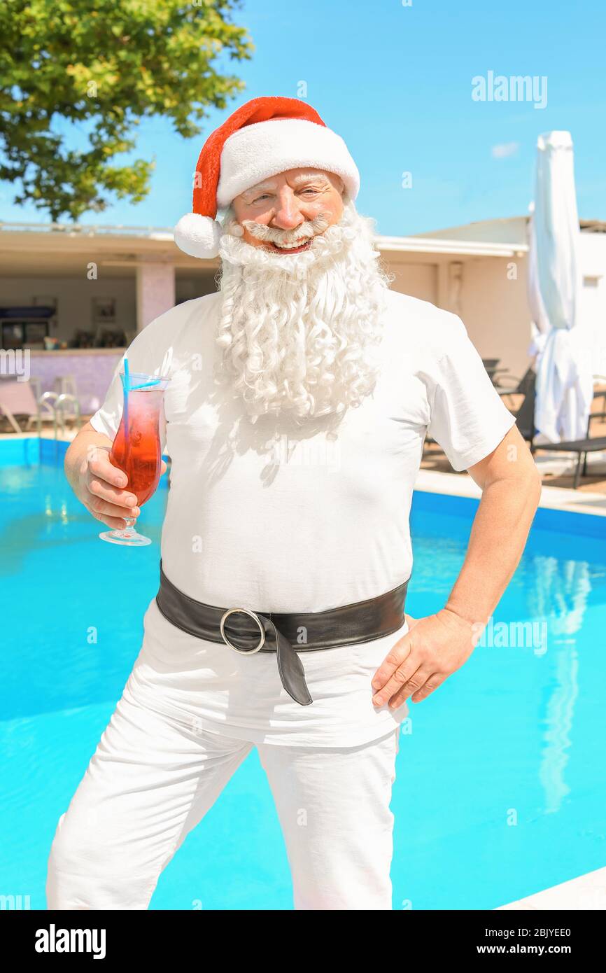 Santa claus cocktail resort hi-res stock photography and images - Alamy