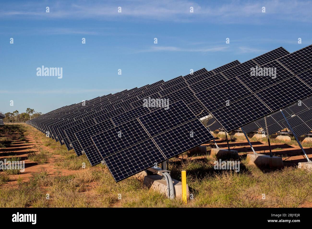 Solar Panels in the Australian outback Stock Photo - Alamy