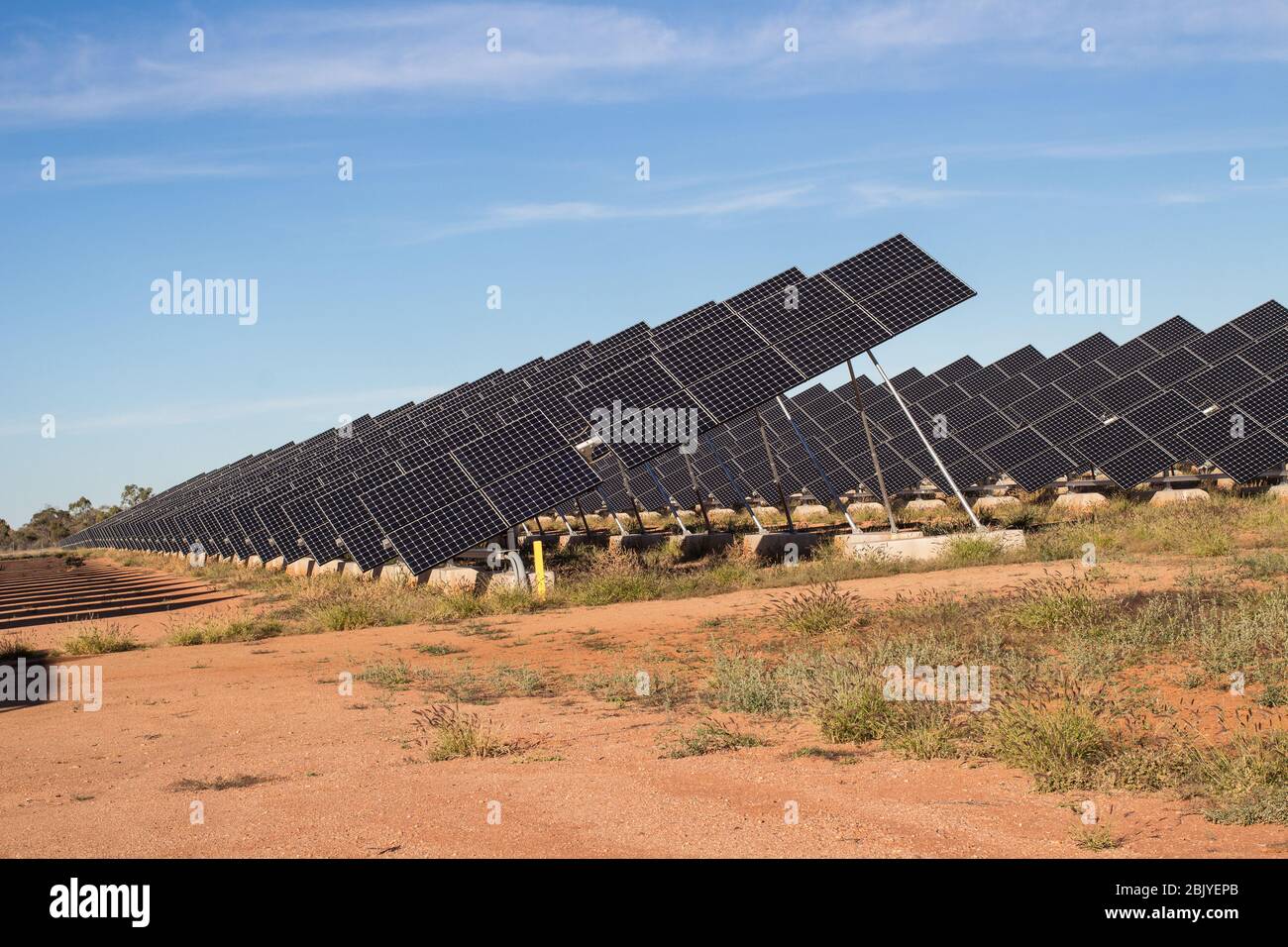 Solar Panels in the Australian outback Stock Photo - Alamy