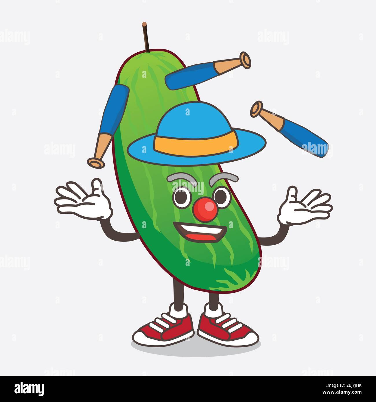 Cartoon funny fruits and vegetables vector characters vegetable and ...