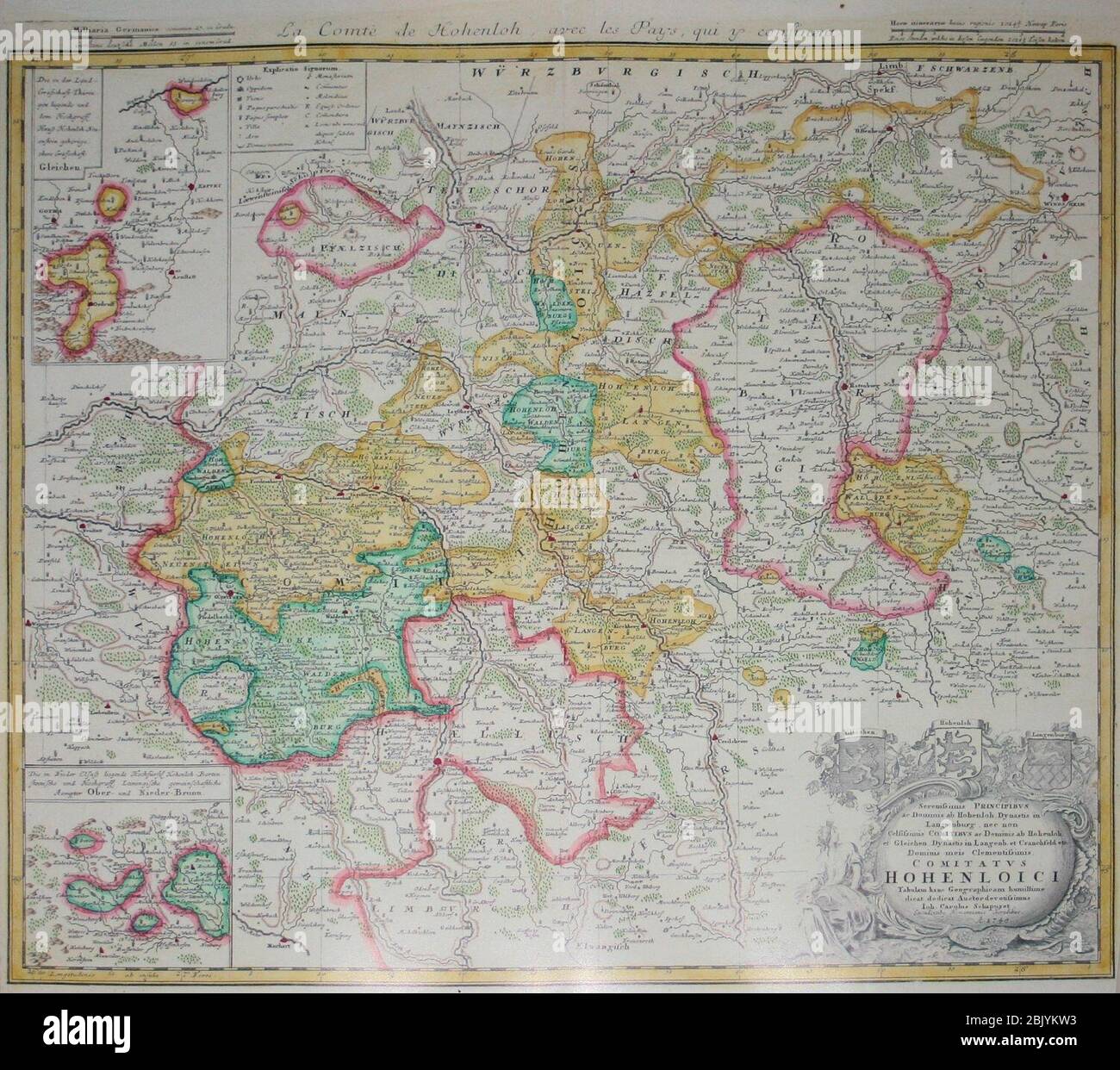 Hohenlohe karte hi-res stock photography and images - Alamy