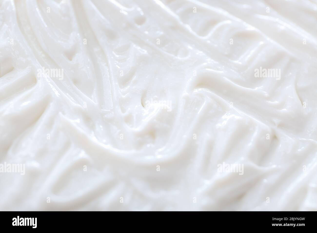 Texture of natural cream, closeup Stock Photo - Alamy