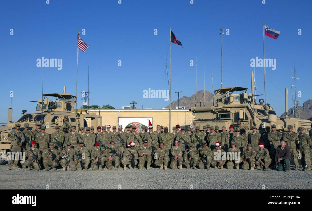 Holiday Season at FOB Farah 121213 Stock Photo - Alamy