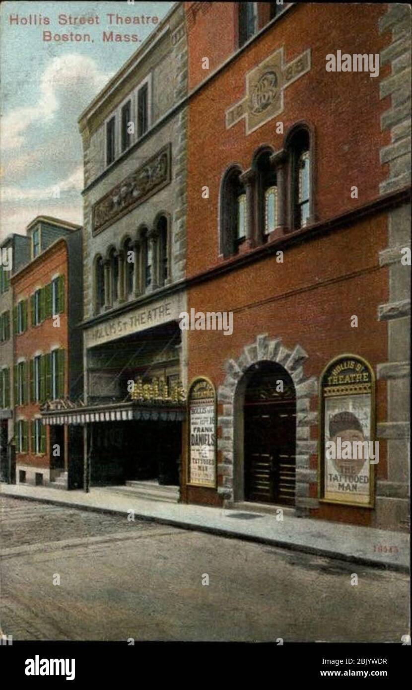 Vintage boston postcard hi-res stock photography and images - Alamy