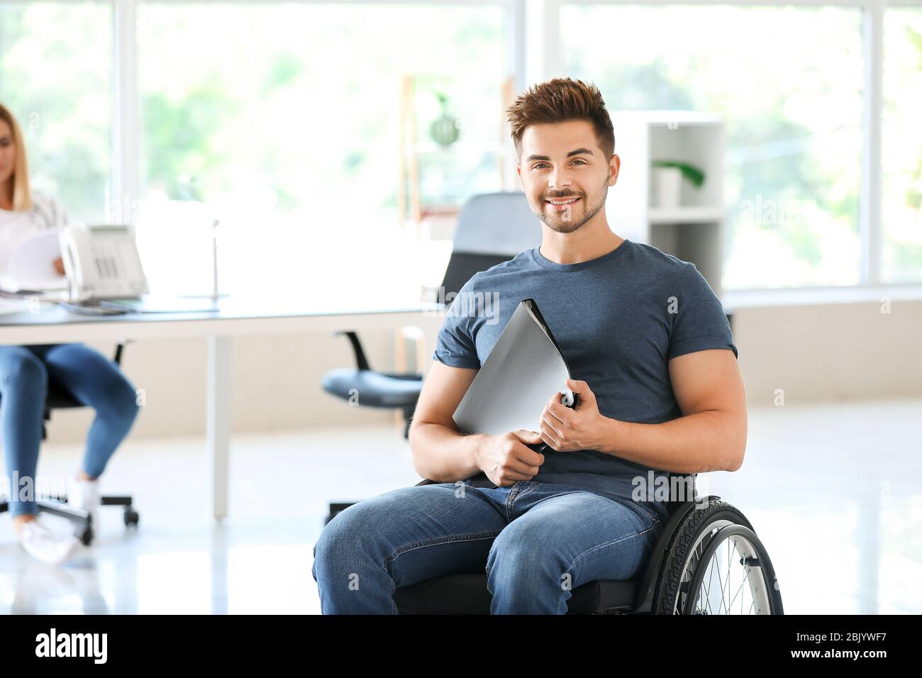 Paralyzed invalid handicapped businessman hi-res stock photography and ...