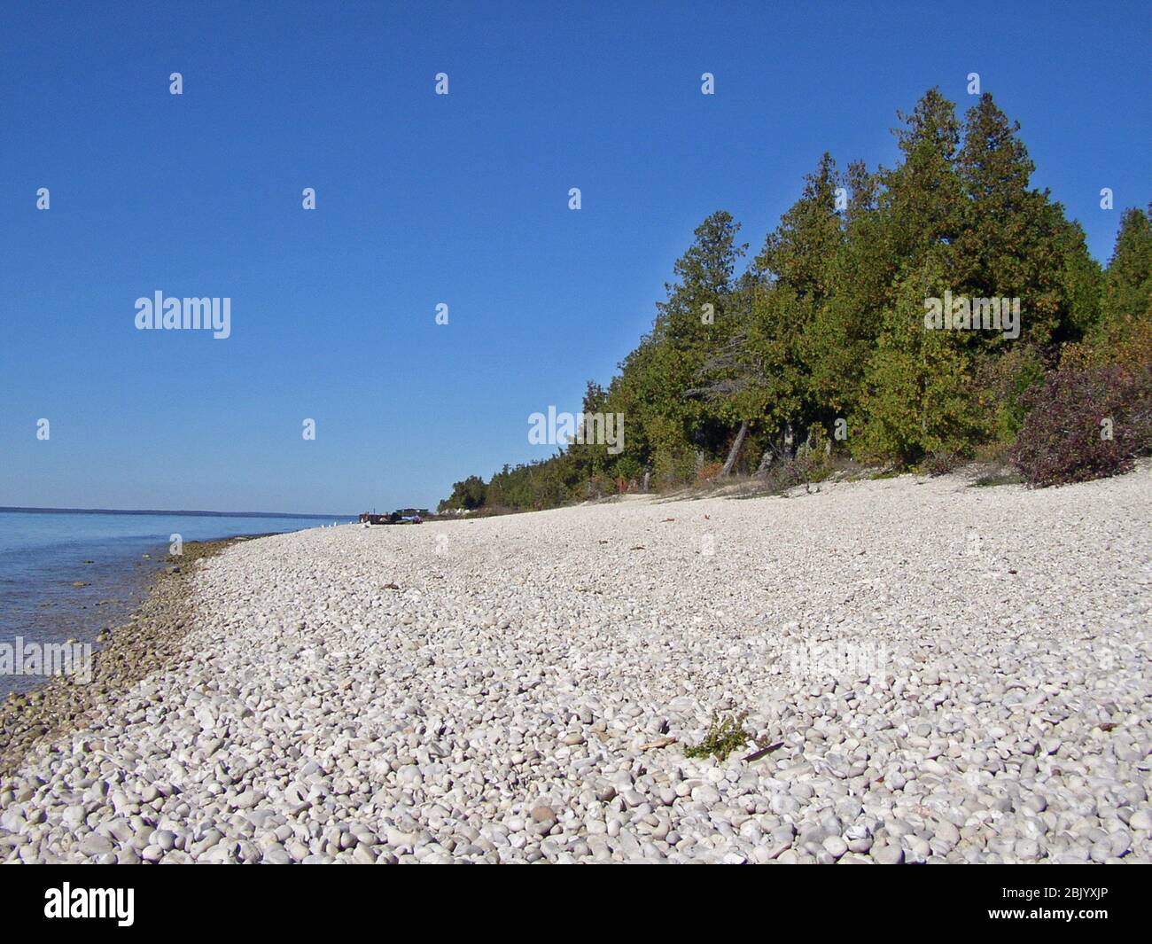 Rocky Beach, Mackinac Island, Michigan Stock Photo - Alamy