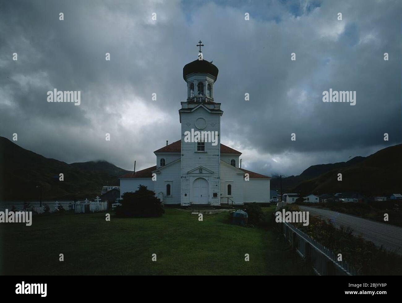 Holy Ascension Orthodox church (Unalaska Stock Photo - Alamy