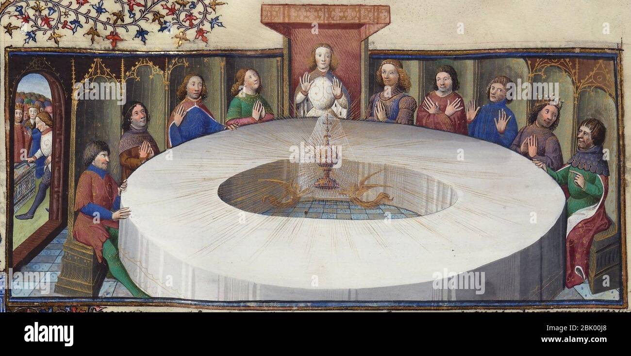 The round table holy grail hi-res stock photography and images - Alamy