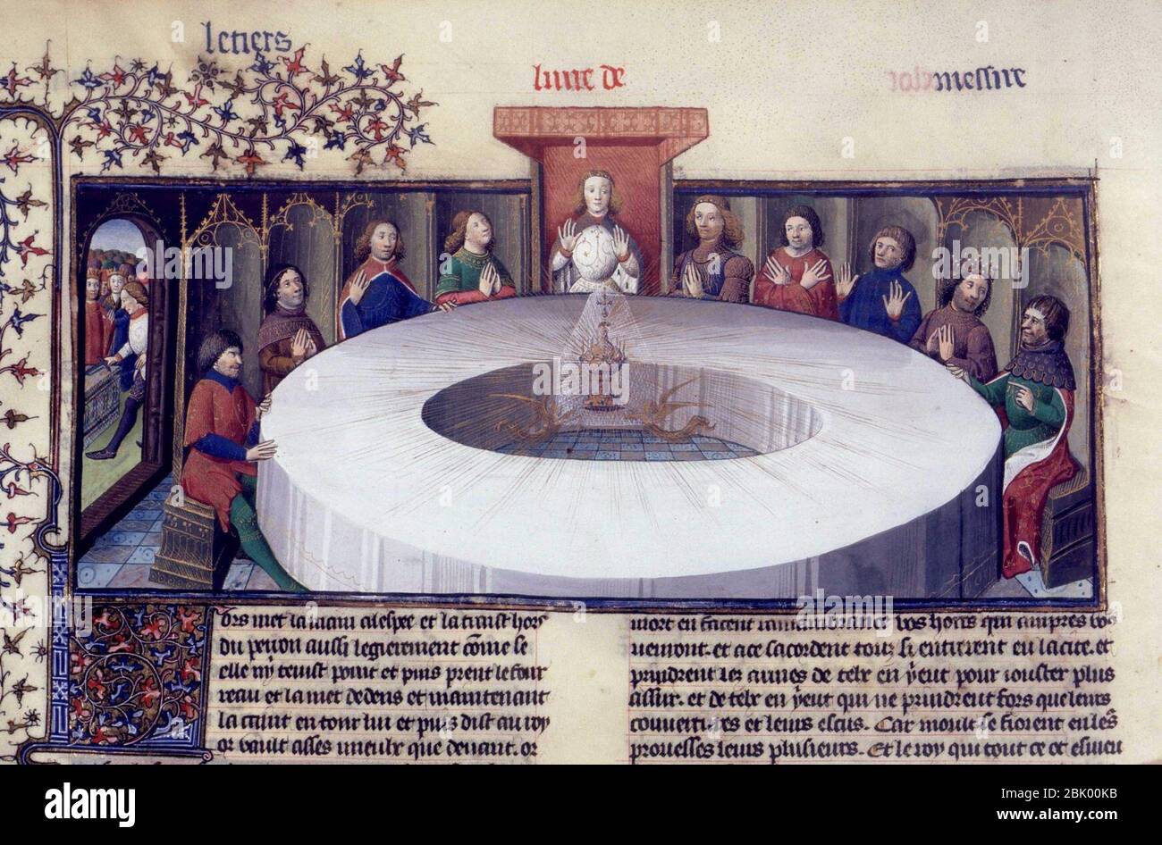 The round table holy grail hi-res stock photography and images - Alamy