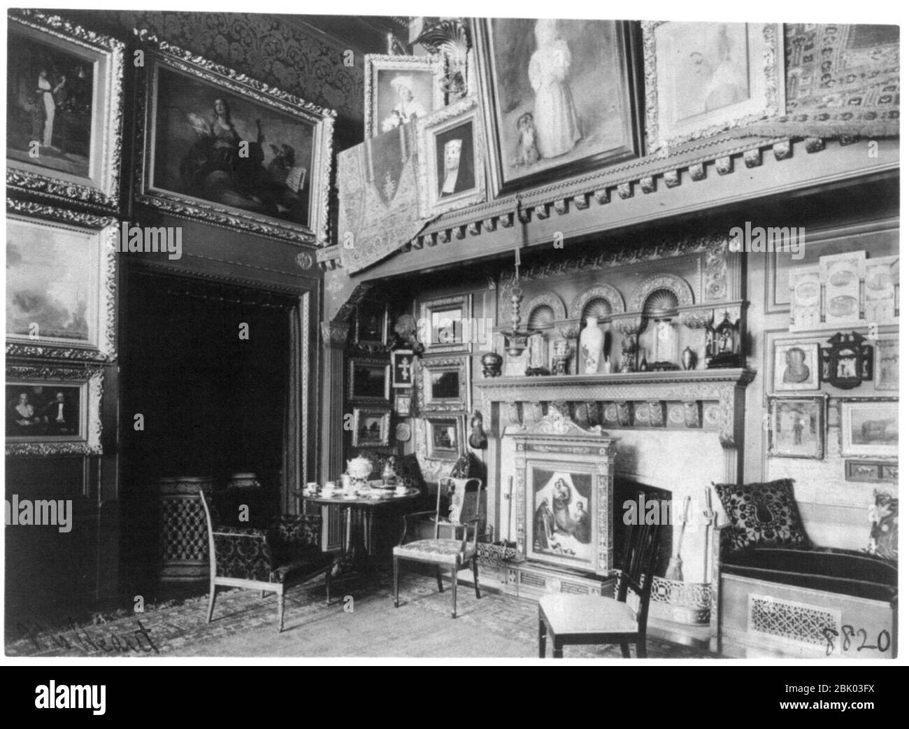 Home of Phoebe Apperson Hearst (widow of George Hearst) at 1400 New ...