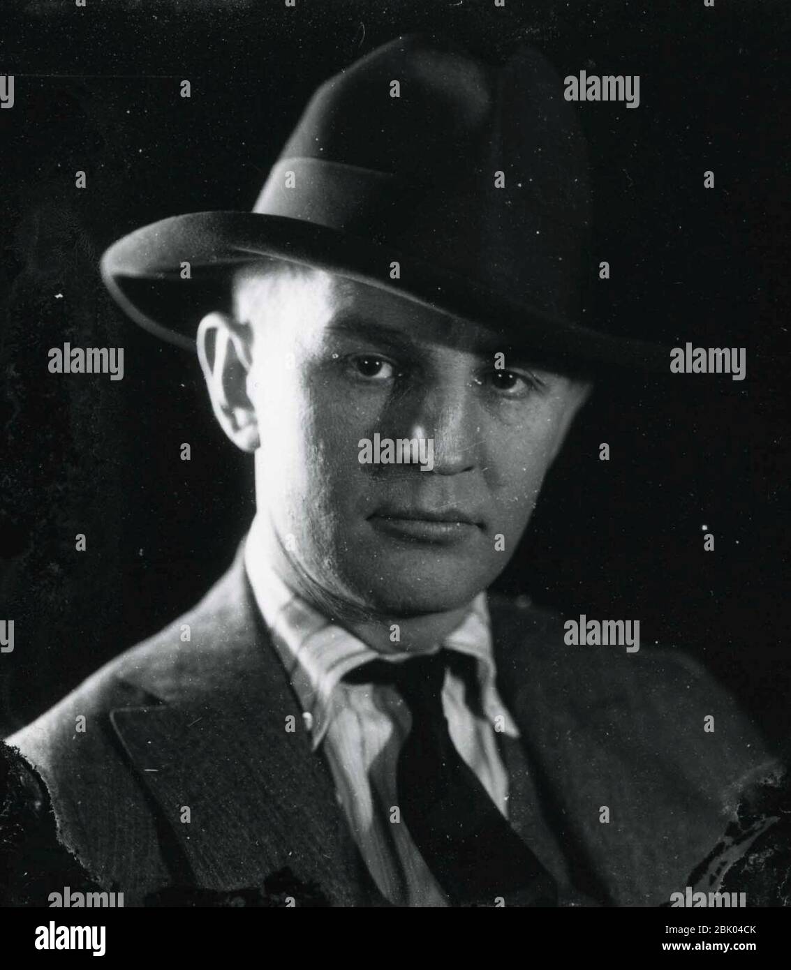 Homer K. Peyton self portrait circa 1920 Stock Photo - Alamy