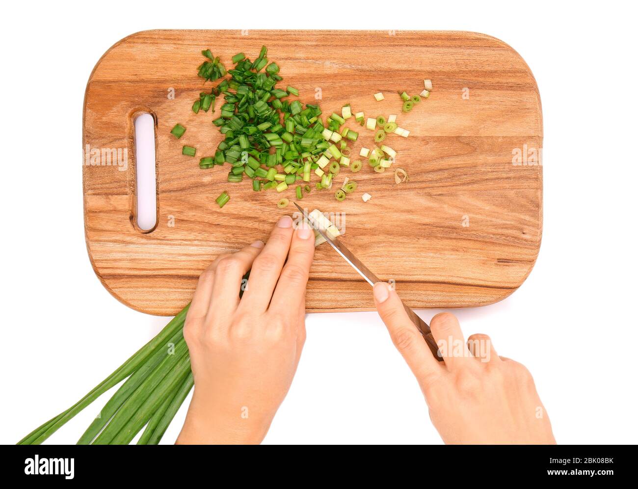 Top view person cutting Cut Out Stock Images & Pictures - Alamy