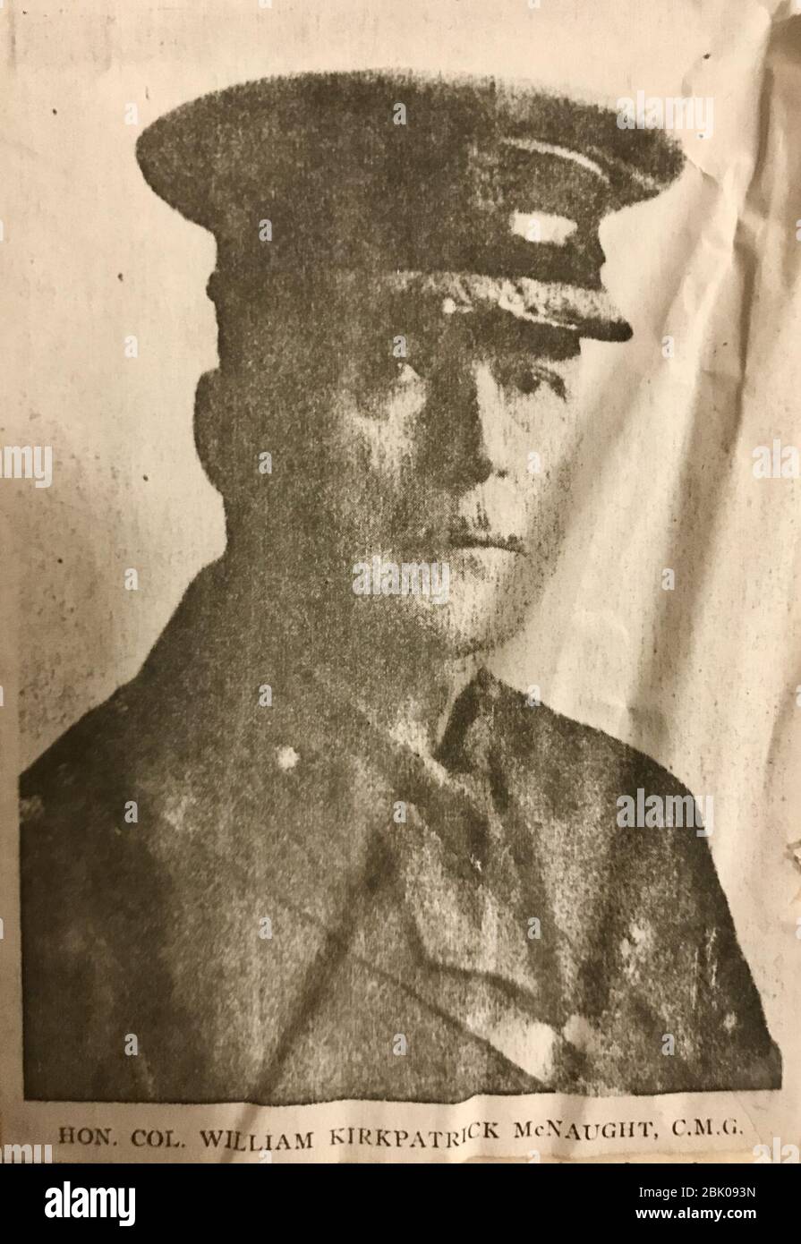 Hon. Col. William KirkPatrick McNaught C.M.G Stock Photo - Alamy