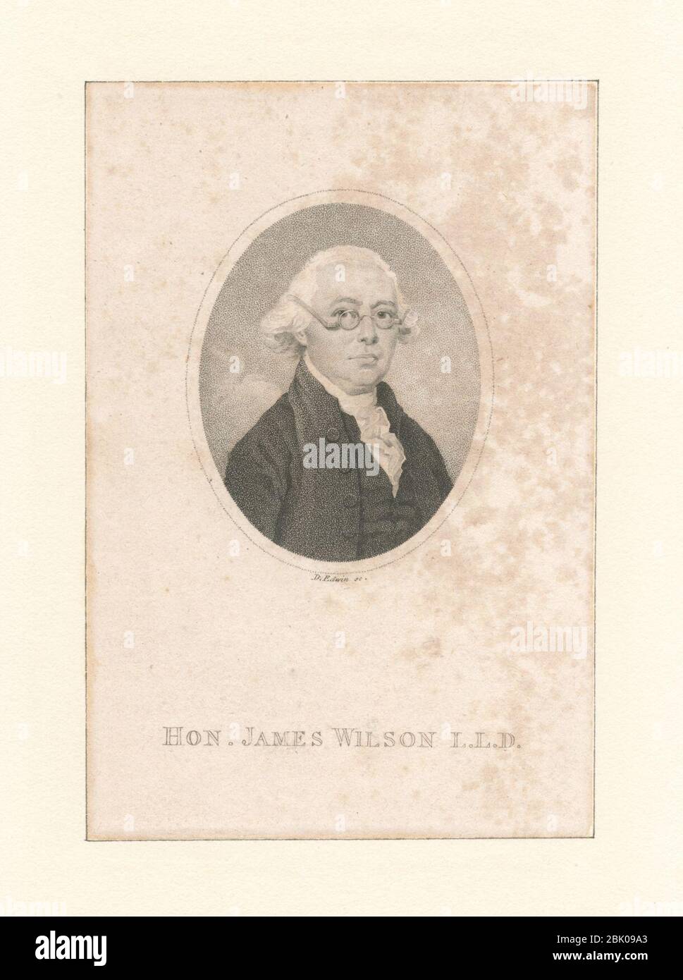 Hon. James Wilson L.L.D Stock Photo - Alamy