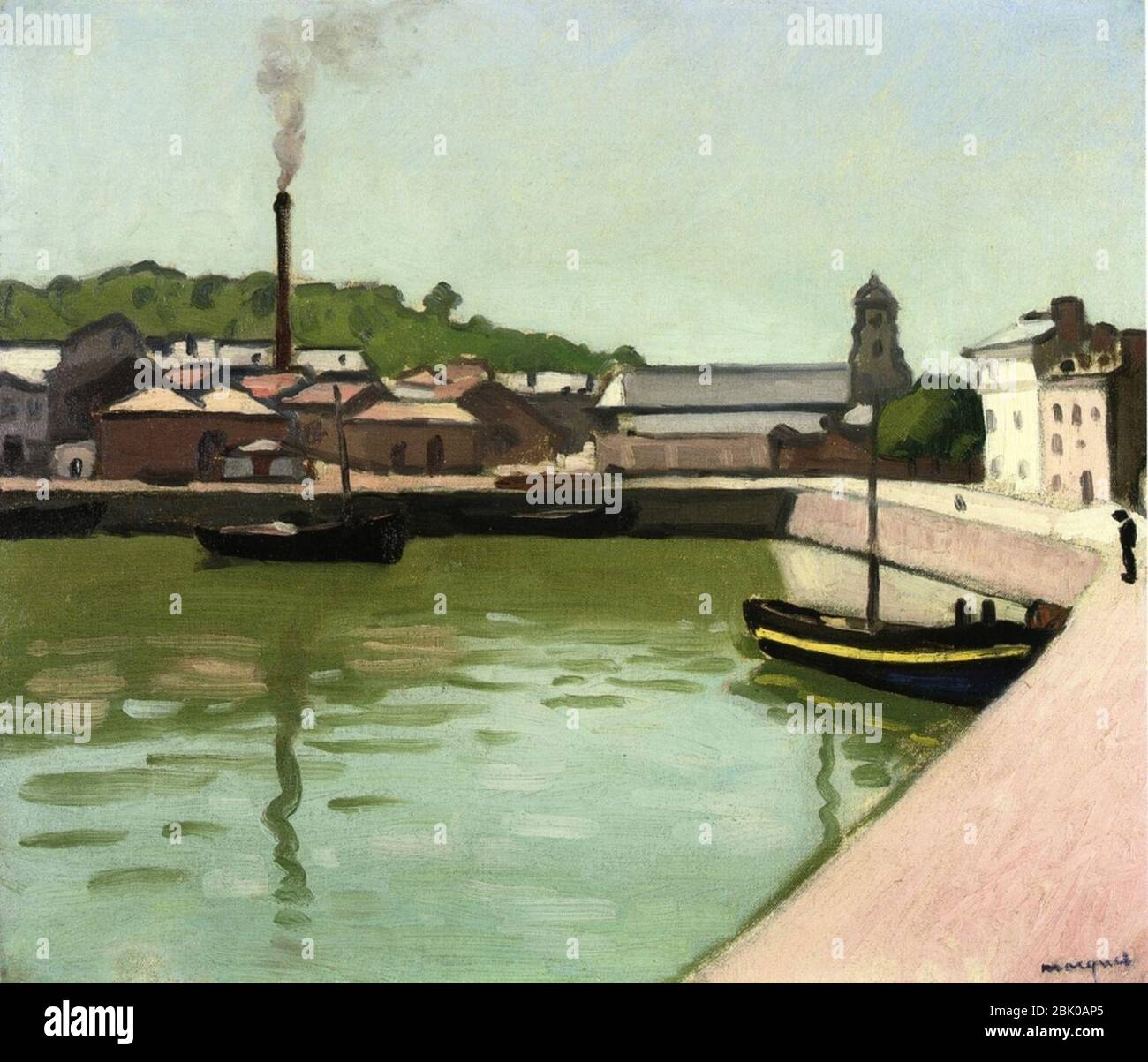 Honfleur, the Port Albert Marquet (1911 Stock Photo - Alamy