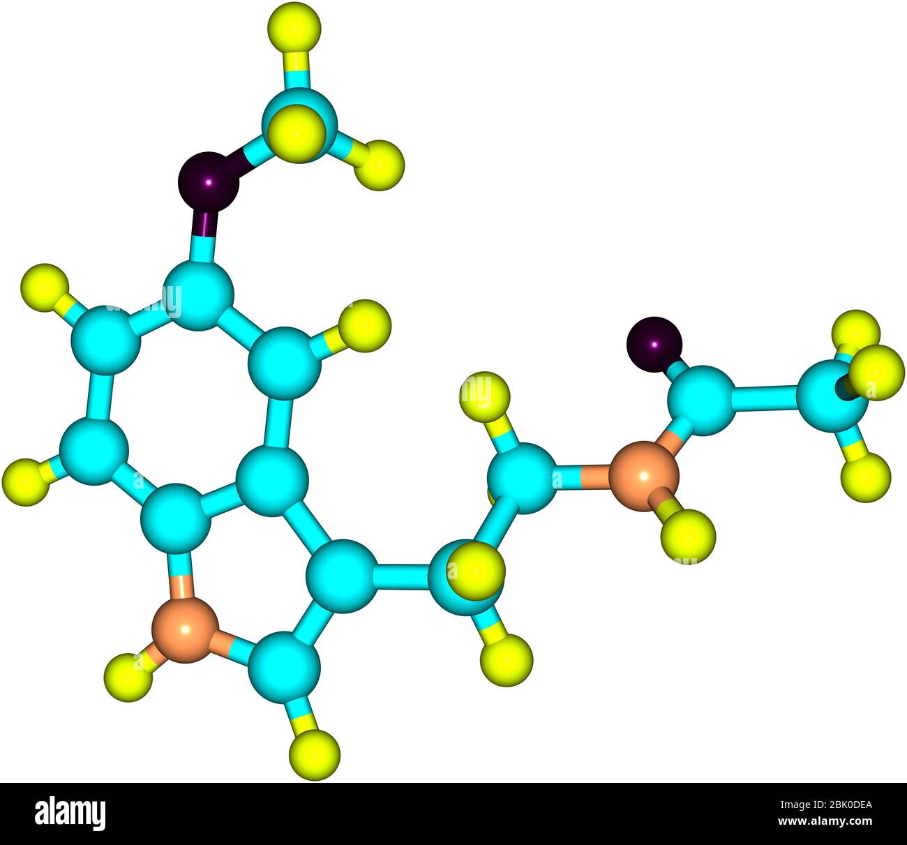 Melatonin structure hi-res stock photography and images - Alamy