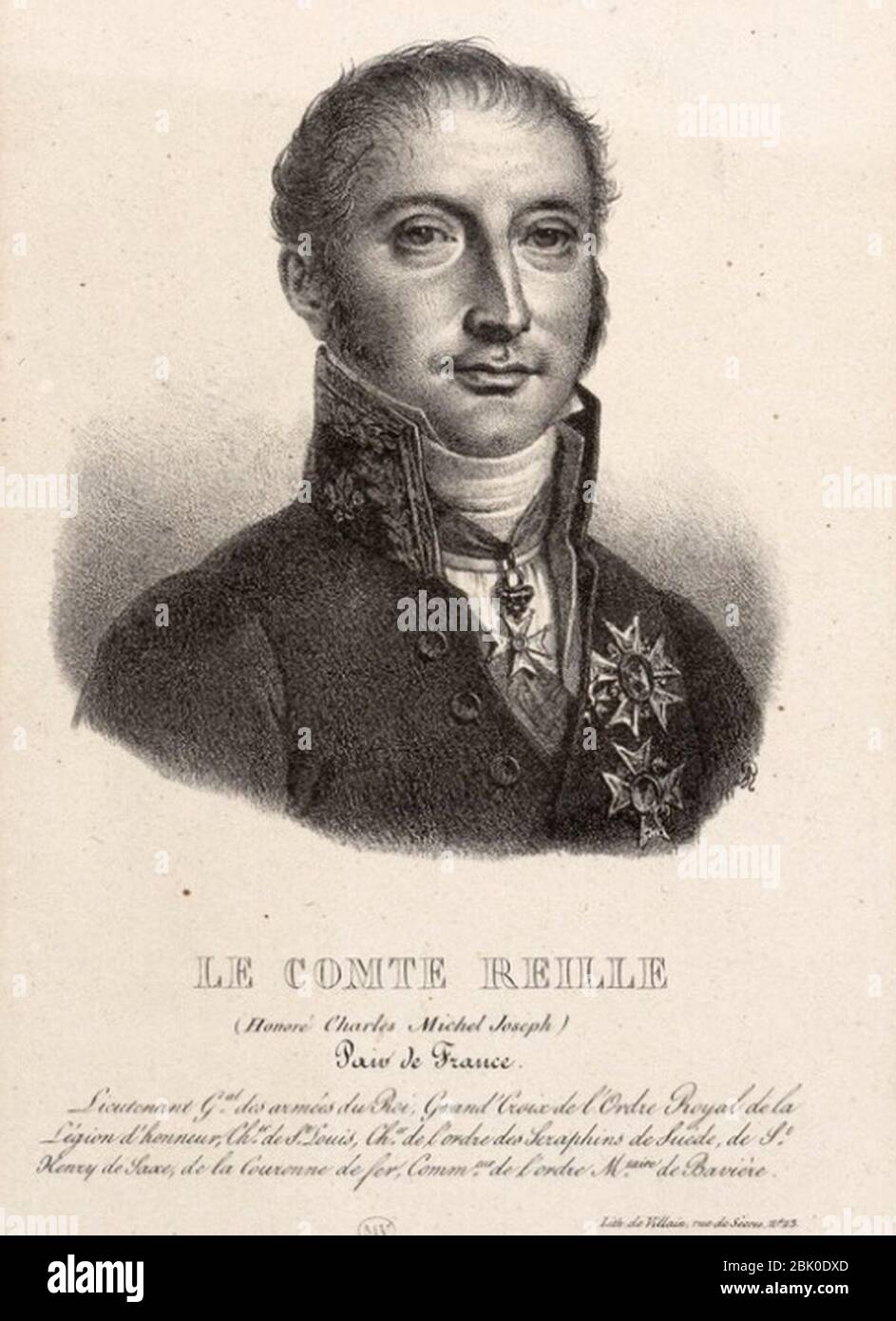 Honoré Charles Michel Joseph Reille (1775-1860 Stock Photo - Alamy