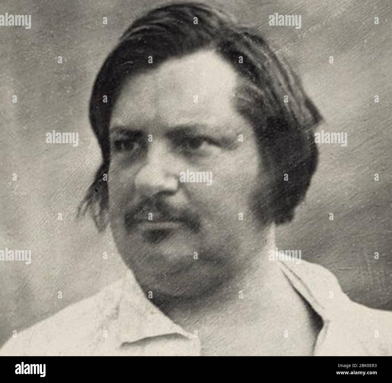 Honoré de Balzac (1842) Detail Stock Photo - Alamy