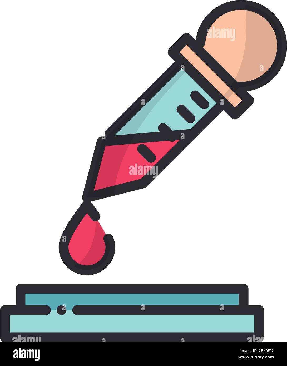 examination blood dropper health care equipment medical vector ...