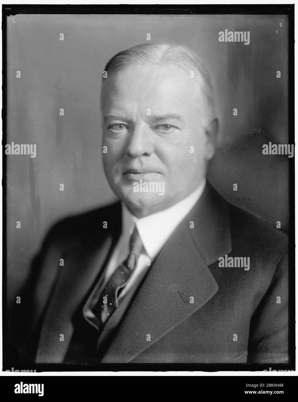 Herbert hoover Black and White Stock Photos & Images - Alamy