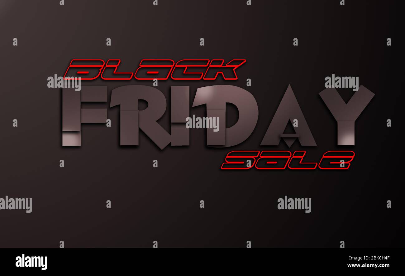 Black friday sale greeting hi-res stock photography and images - Alamy