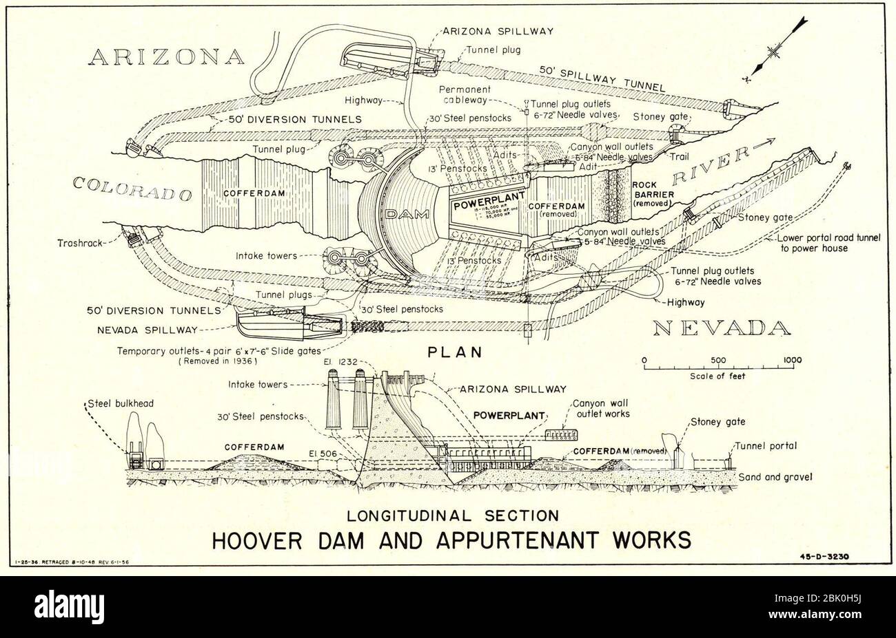 Hoover map hi-res stock photography and images - Alamy
