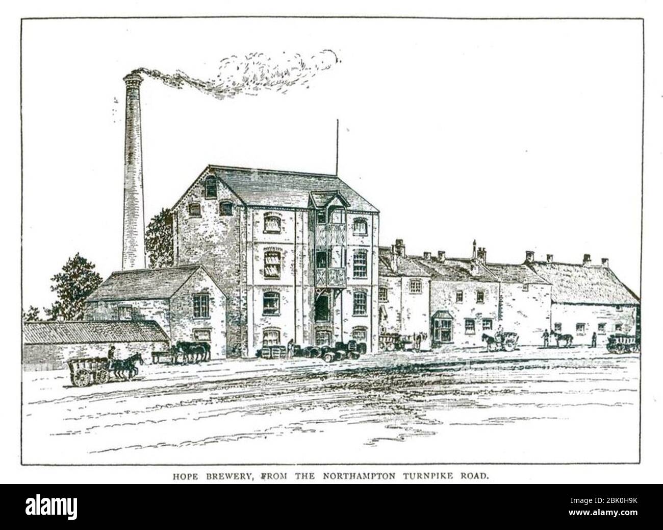 Hope brewery Alfred Barnard Stock Photo - Alamy