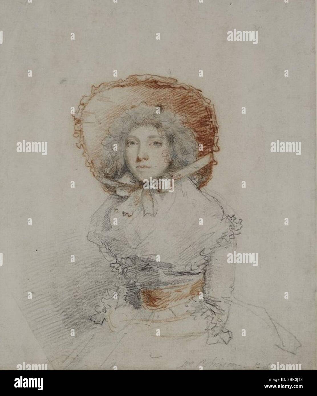 Hoppner, drawing - Mrs Robinson Stock Photo - Alamy