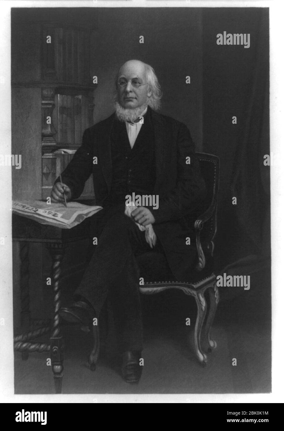 Horace Greeley, 1811-1872 Stock Photo - Alamy