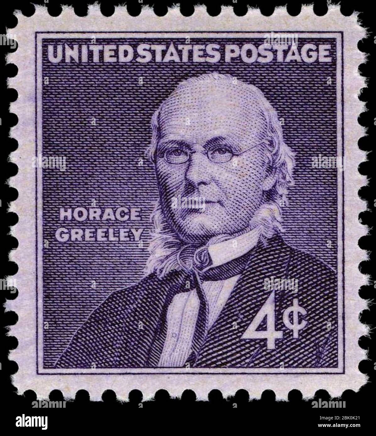 Horace Greeley 1961 issue Stock Photo - Alamy