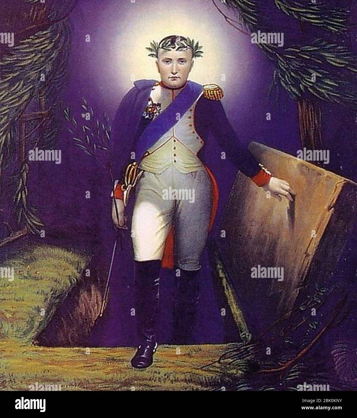 Horace Vernet Napoleon Rising Out of His Tomb copy Stock Photo - Alamy