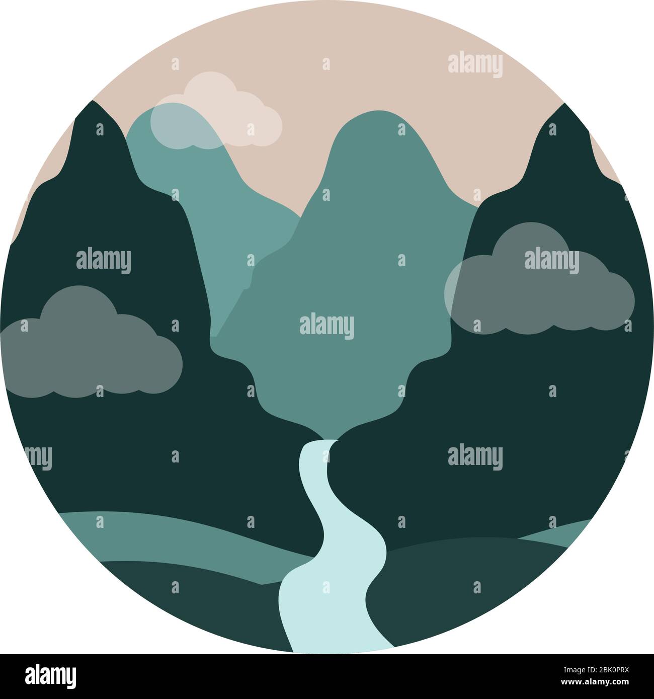 Spectacular view Stock Vector Images - Alamy