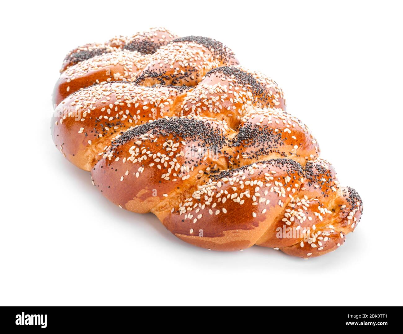 Sweet bun on white background Stock Photo - Alamy