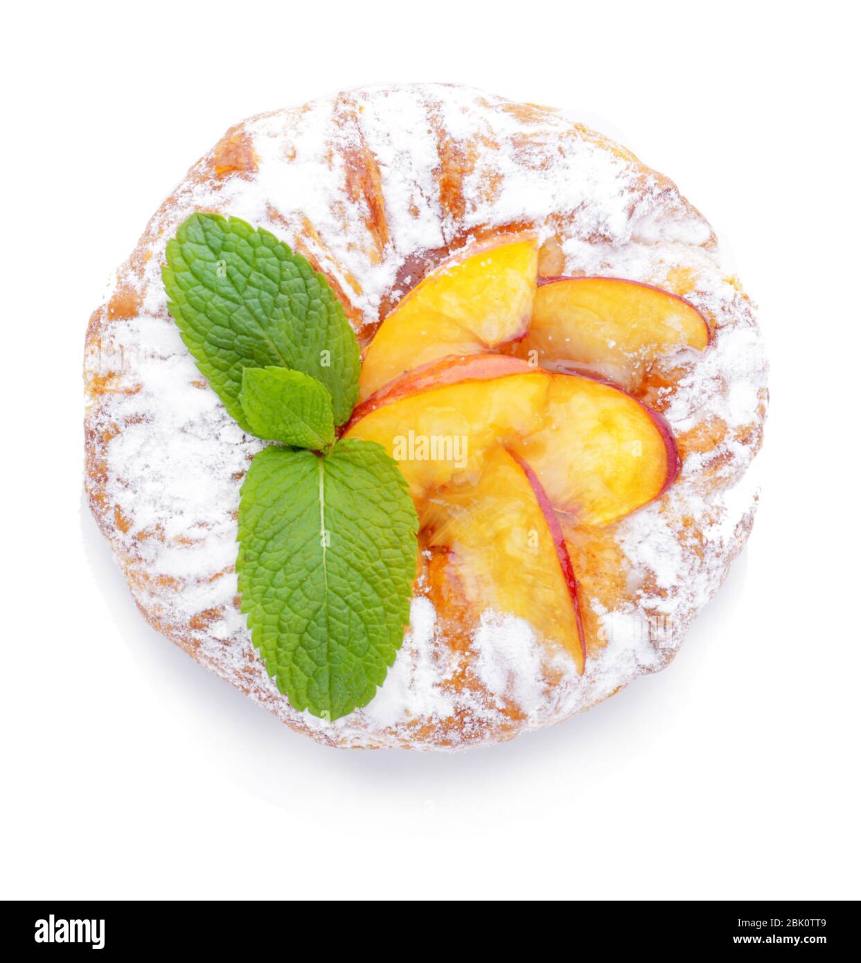 Sweet pastry on white background Stock Photo - Alamy