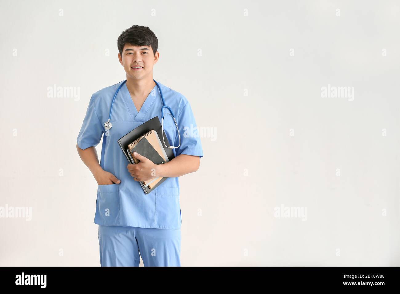 Male medical student notebooks hi-res stock photography and images - Alamy