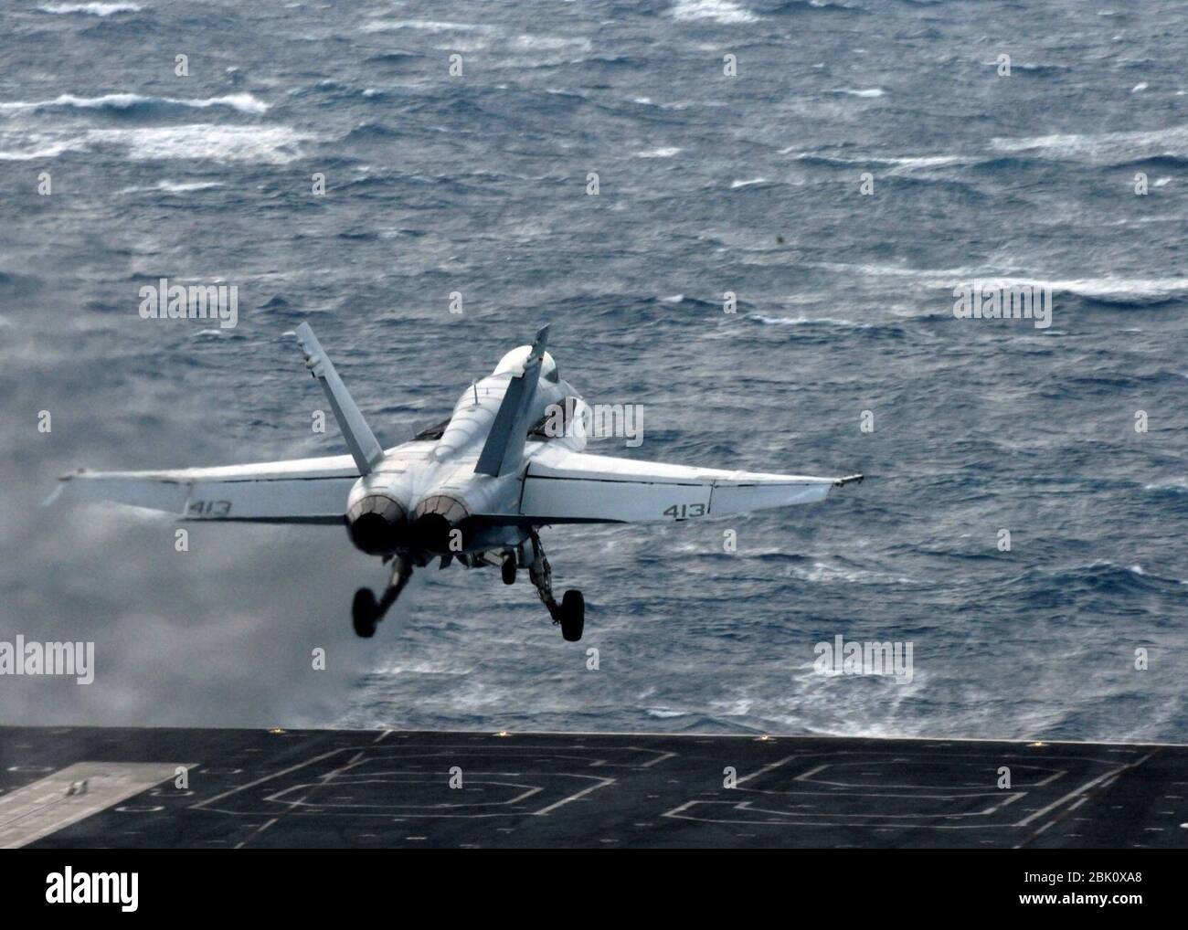 Hornet launch abaord USS Dwight D. Eisenhower Stock Photo - Alamy