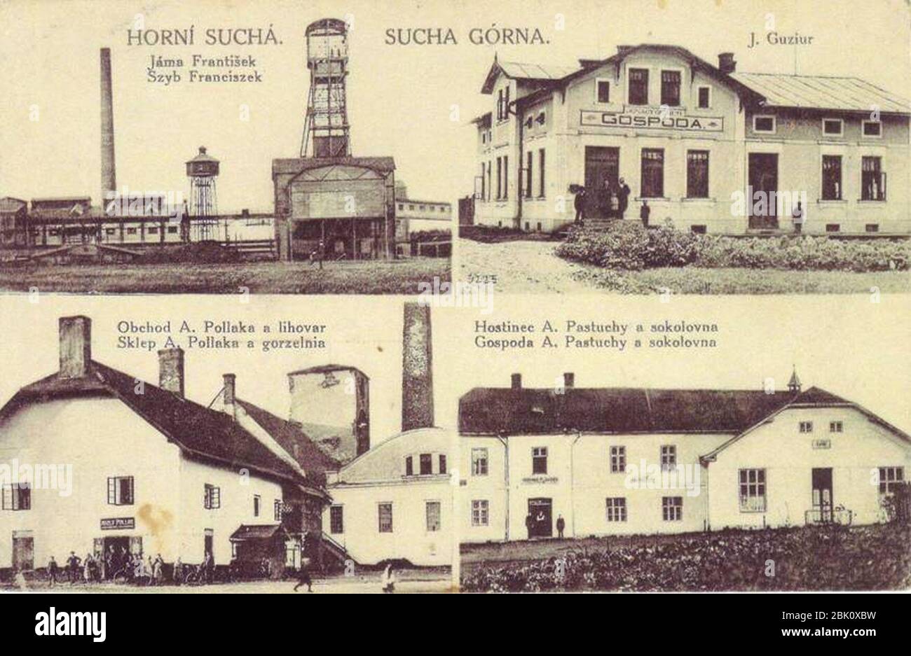 Horni Sucha History 6 Stock Photo - Alamy