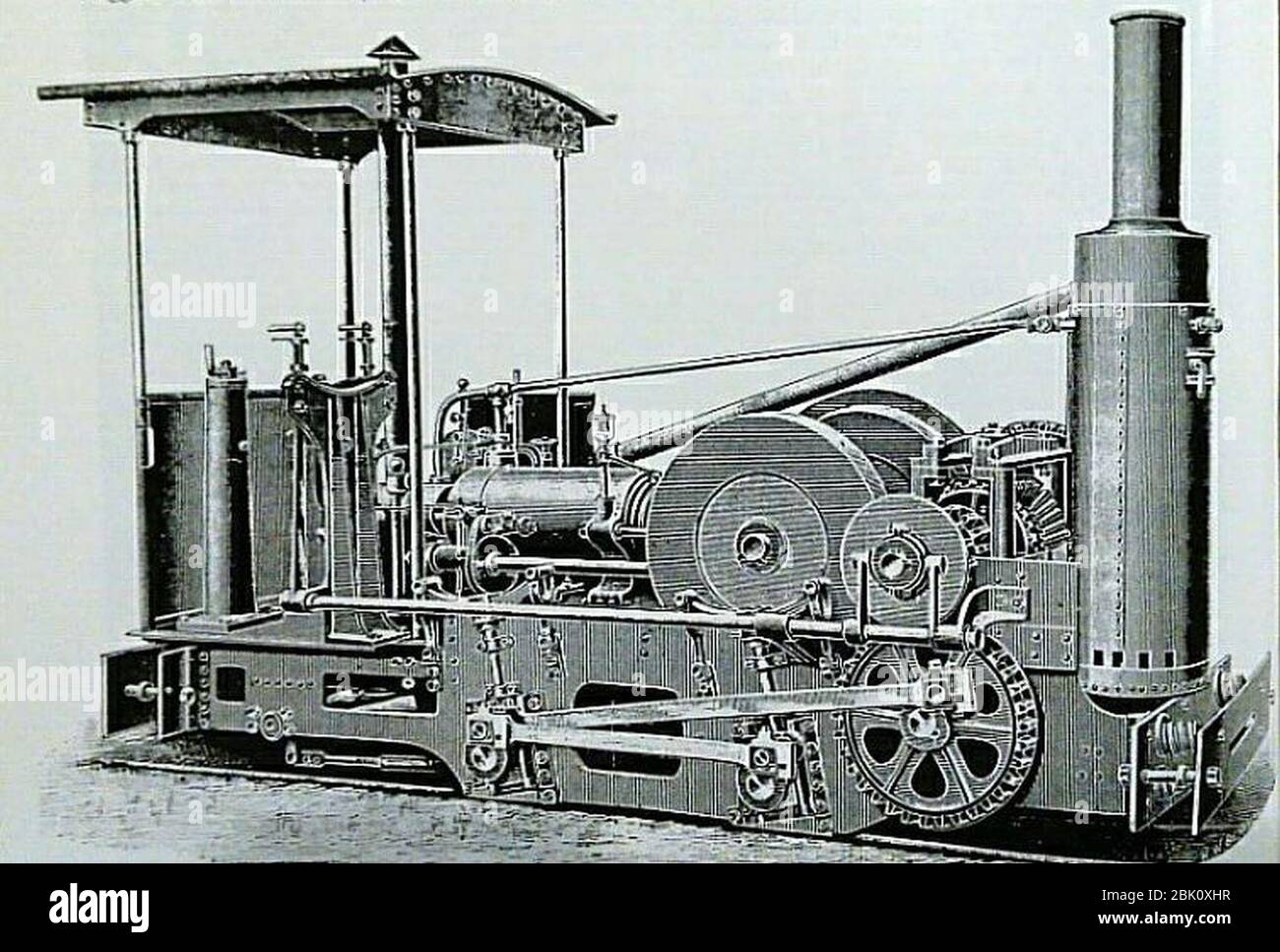 Hornsby-Akroyd internal combustion engine 'Lachesis and Clotho' Stock ...