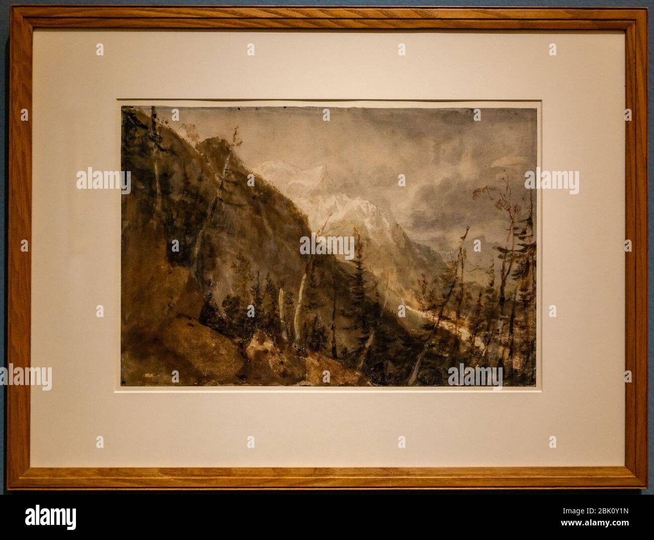 Horror und Delight-Turner-Chamonix- Mont Blanc and the Arve Valley from ...
