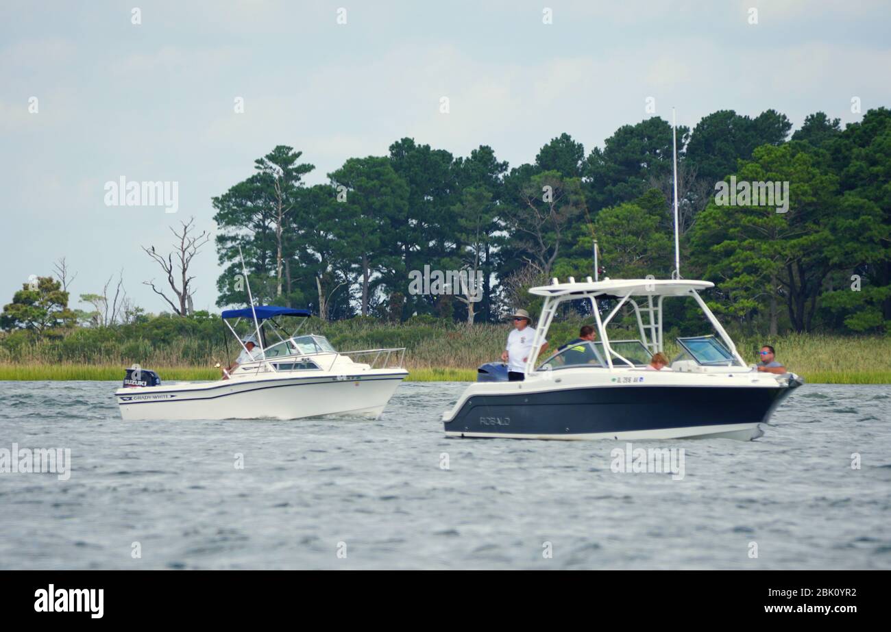 Bethany Beach, Delaware, U.S.A - September 2, 2019 - Fishing boats on ...