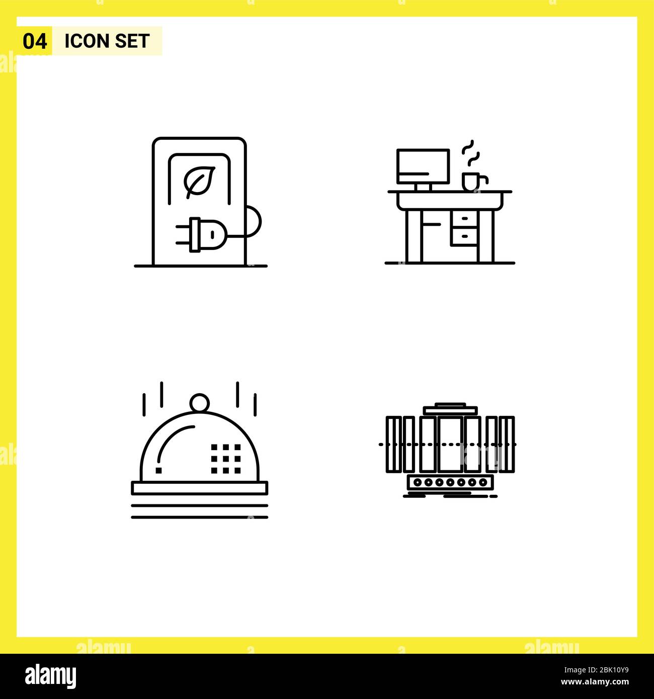 Working stations Stock Vector Images - Alamy