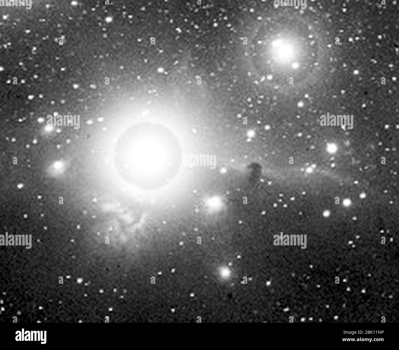Horsehead Nebula and Alnitak (WH Pickering; 1888 Stock Photo - Alamy